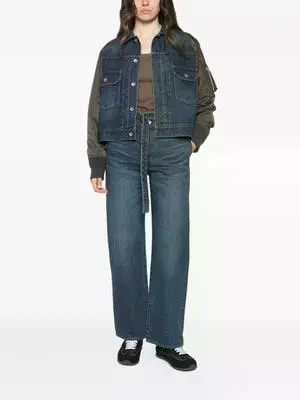 Sacai Ankle Length Jeans For Women