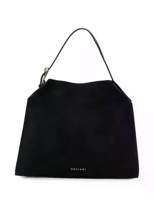 Orciani Logo Plaque Tote Bag