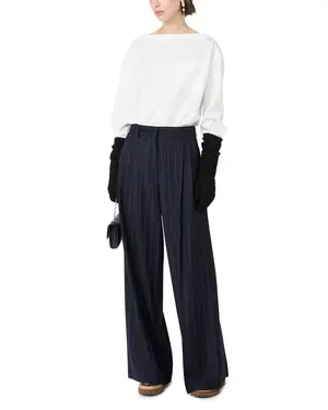 Max Mara Wkdnebbie Wool Stretch Pants