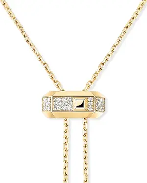 Messika 18k Gold Diamond Tie Necklace - Yellow Gold