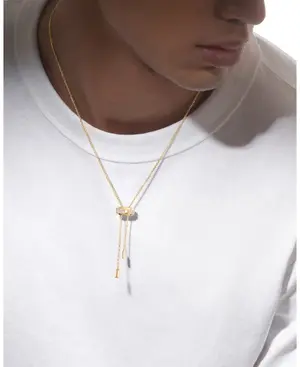 Messika 18k Gold Diamond Tie Necklace - Yellow Gold
