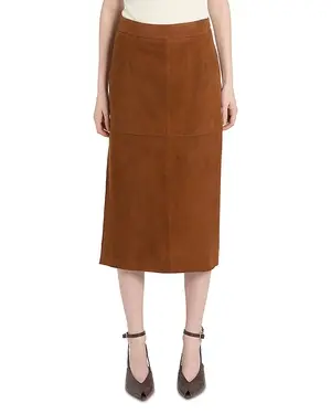 Marella Mllmarmo Suede Skirt