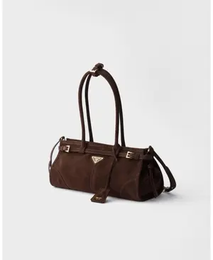 Prada Bonnie Medium Suede Bag