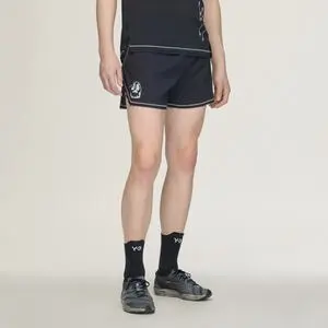 Adidas Y-3 Chito Graphic Running Shorts - Black