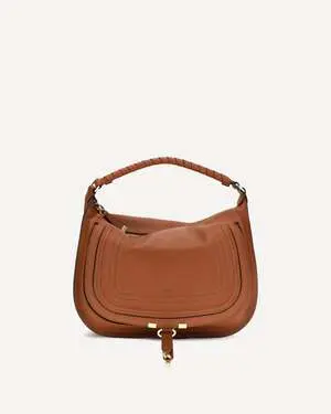 Chloé Marcie Shoulder Bag - Brown