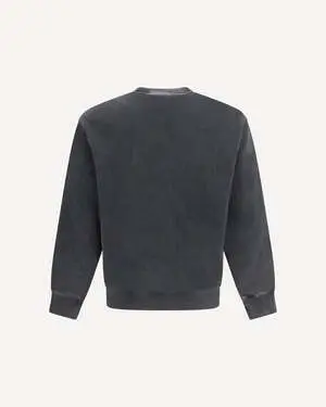 Maison Kitsuné Crewneck Sweater With Fox Head Logo Ale