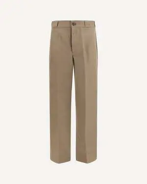 Prada Technical Wide-leg Pants In Canvas