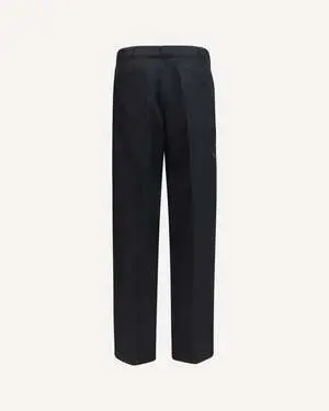 Prada Technical Wide-leg Pants In Canvas