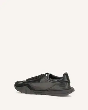 Dolce & Gabbana Athletic Fabric And Leather Sneakers