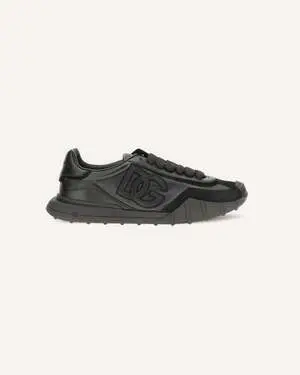 Dolce & Gabbana Athletic Fabric And Leather Sneakers
