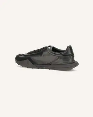 Dolce & Gabbana Athletic Fabric And Leather Sneakers