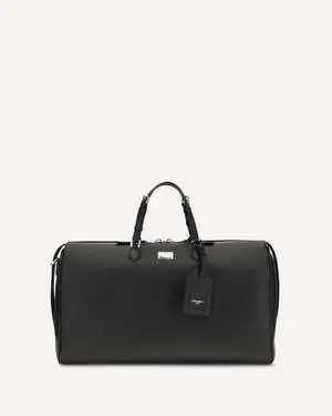 Dolce & Gabbana Vittoria Calfskin Travel Bag - Black