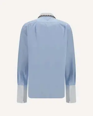 Prada Jewel-embellished Collar Shirt
