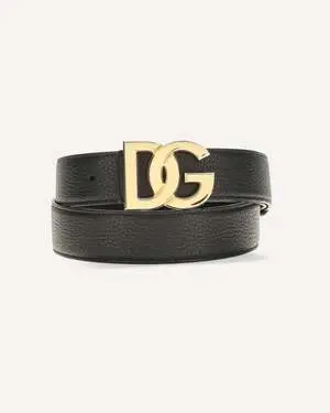 Dolce & Gabbana Calfskin Leather Belt