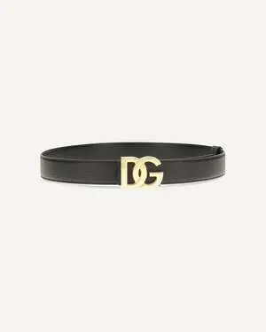 Dolce & Gabbana Calfskin Leather Belt