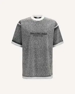 Balenciaga Overized Mélange T-hirt