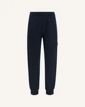 Stone Island Logo Patch Sweatpants Ale