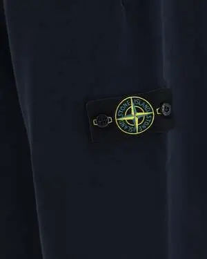 Stone Island Logo Patch Sweatpants Ale