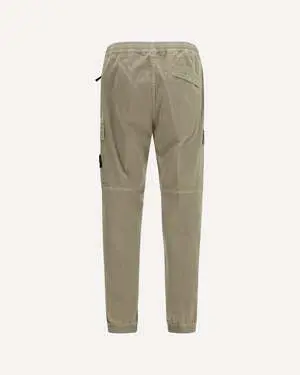 Stone Island Cargo Pants With Elasticated Cuffs