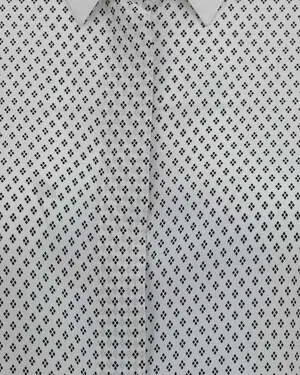 TOM FORD Diamond Print Silk Crêpe De Chine Shirt - Multicolour