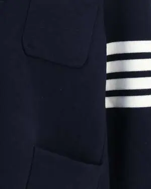 Thom Browne Single-breasted Wool Jacket With Four-bar Sleeve Detail