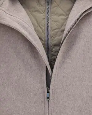P.a.r.o.s.h Double Wool And Quilted Jacket