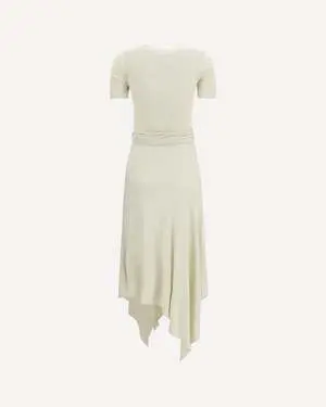 Alaïa Belted Jersey Dress