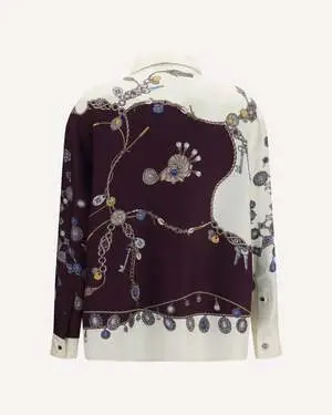 Versace Printed Silk Shirt