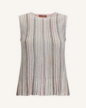Missoni Sleeveless Ribbed Sequin Top - Multicolour