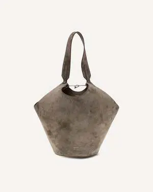 Khaite Lotus Small Shoulder Bag - Beige