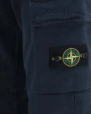 Stone Island Cargo Pants With Elasticated Cuffs