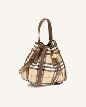 Burberry Mini Check Bucket Bag