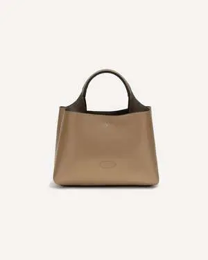 TOD'S Micro Leather Handbag - Beige