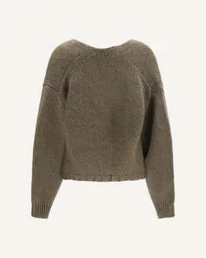 Khaite Axel V-neck Cashmere Cardigan - Green