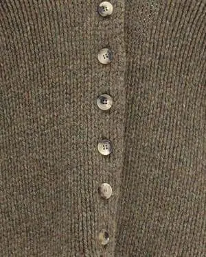 Khaite Axel V-neck Cashmere Cardigan - Green