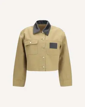 Balenciaga Heavy Cotton Cropped Jacket