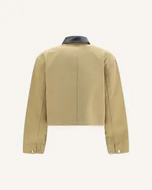 Balenciaga Heavy Cotton Cropped Jacket