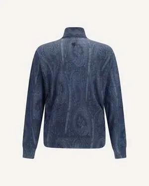Etro Printed Turtleneck Sweater