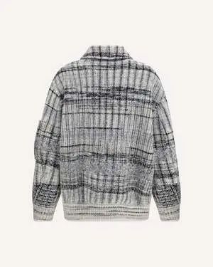 Missoni Oversized Check Wool-blend Bomber Jacket
