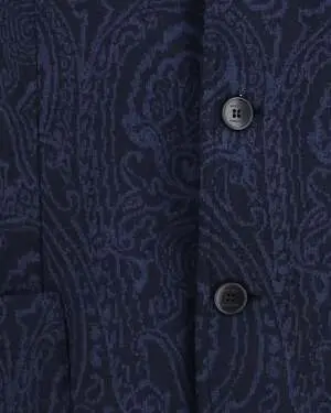 Etro Single-breasted Arnica Jacquard Wool-blend Jacket
