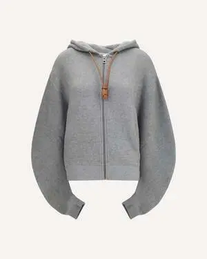 Loewe Flaco Cotton And Cahmere Hooded Weathirt