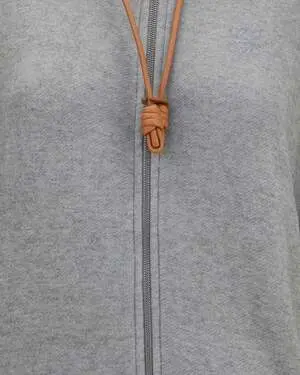 Loewe Flaco Cotton And Cahmere Hooded Weathirt