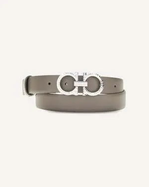 FERRAGAMO Reversible And Adjustable Gancini Belt