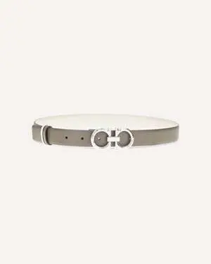 FERRAGAMO Reversible And Adjustable Gancini Belt