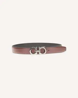 FERRAGAMO Reversible And Adjustable Gancini Belt