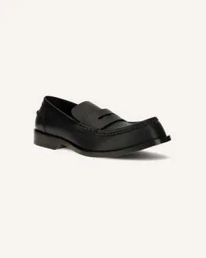 Loewe Bobine Polished Calfskin Loafers