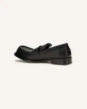 Loewe Bobine Polished Calfskin Loafers