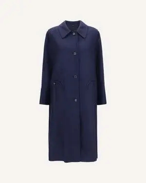 BLAZÉ MILANO Ntak Woolly Wool Trench Coat