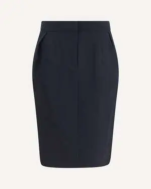 Magda Butrym Pleated Midi Skirt - Black