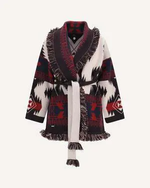 Alanui Icon Jacquard Cashmere Cardigan - Multicolour